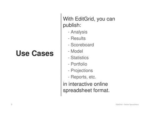 Edit Grid Publishing Features Pdf