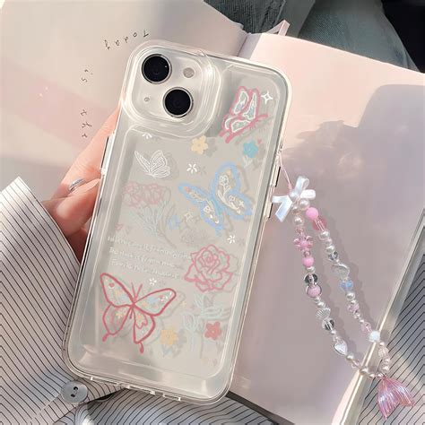 Jual Lucu Lukisan Garis Gantungan Hp Terbaru Kupu Kupu Case Xiaomi M7 Plus C85 F7 C71 X7 F7 Pro