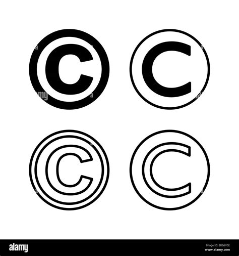 Copyright Icon Vector Copyright Symbol Stock Vector Image And Art Alamy