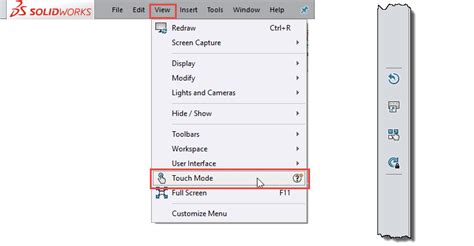 SOLIDWORKS Touch Mode Tutorial Innova Systems UK Reseller