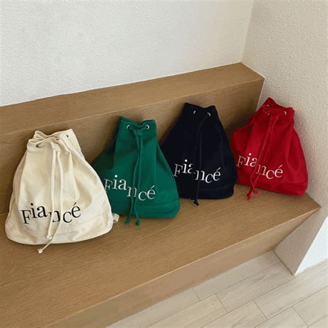 수납공간대박 캔버스 레터링 자수 복조리 에코 백팩 에이블리