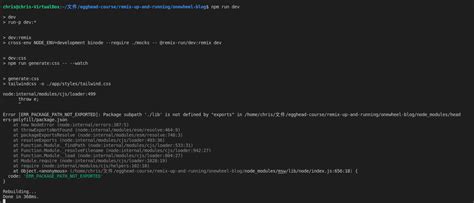 when executing npm run dev there will be an error message · issue 5