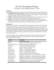 Ec Pset Pdf EC Development Strategy Problem Set Due Thursday February