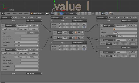 How Can I Give Multiple Inputs In Blender Game Engine Using Logic