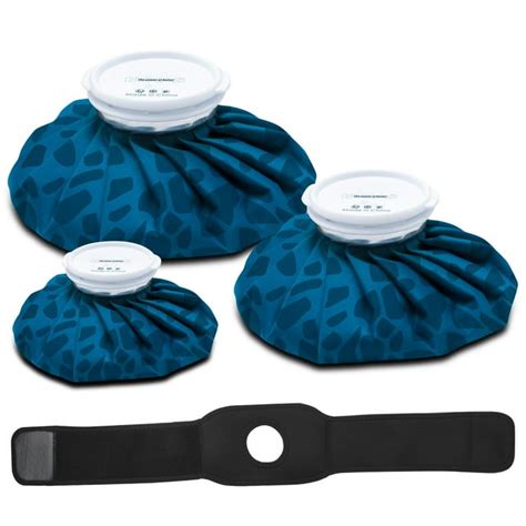 Byxas Ice Pack Bags With Wrap For Injuries Reusable Cold Pack Water