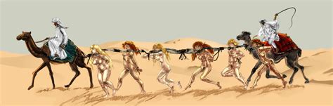 Rule 34 Arms Behind Back Bondage Breasts Camel Caravan Clothed Male