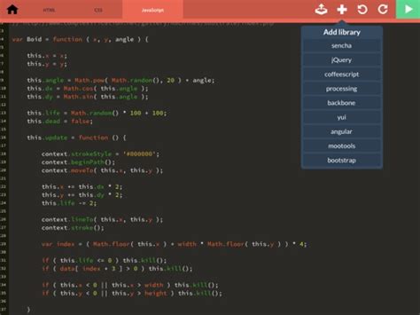 Télécharger Codepad HTML CSS JS programming tool pour iPad sur l App