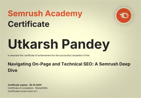 Utkarsh Pandey On Linkedin Seo Continuouslearning Digitalmarketing Onpageseo Technicalseo