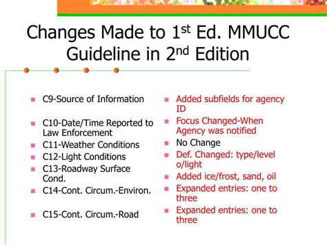 Ppt Mmucc Model Minimum Uniform Crash Criteria Powerpoint