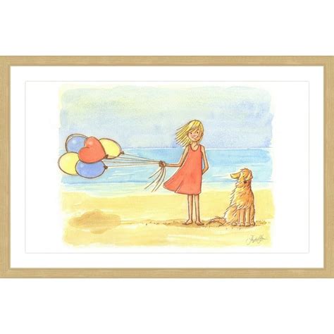 Isabelle And Max Bell Windy Beach By Phyllis Harris Drawing Wayfair