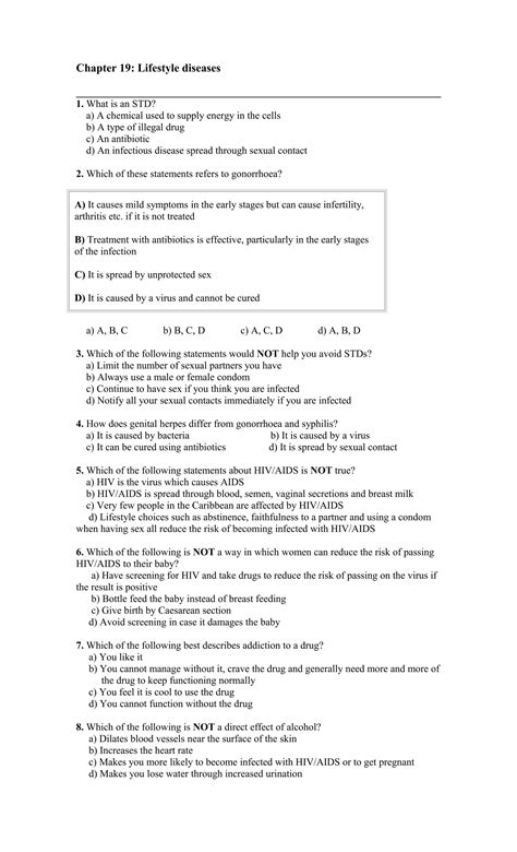 Hsb Multiplechoice Questions Csec 2016 Doc