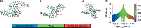 The Non Covalent Interaction Nci Plots For The Dimeric Aggregates In