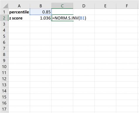 How To Convert Between Z Scores And Percentiles In Excel