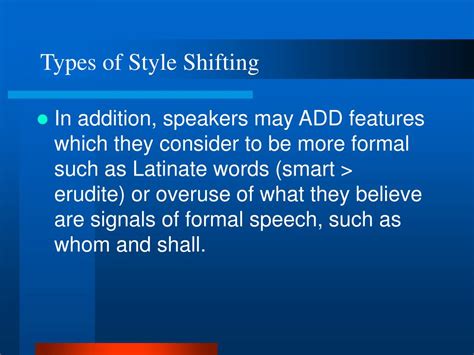 Ppt Style Shifting And Code Shifting Powerpoint Presentation Free Download Id 255905