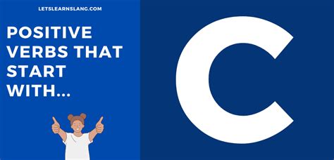 78 Positive Verbs That Start With C Lets Learn Slang