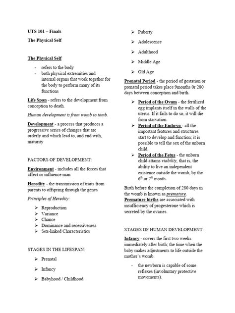 Uts 101 Reviewer Finals Pdf Sexually Transmitted Infection Safe Sex