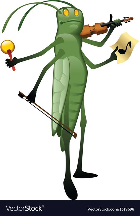 Grasshopper Royalty Free Vector Image Vectorstock