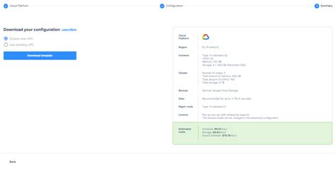 Exasol Cloud Deployment Wizard Gcp Exasol Db Documentation