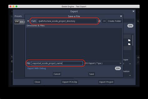 Exporting For IOS Godot Engine Stable Documentation In English