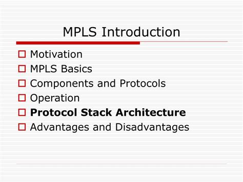Ppt Mpls Introduction Powerpoint Presentation Free Download Id505496