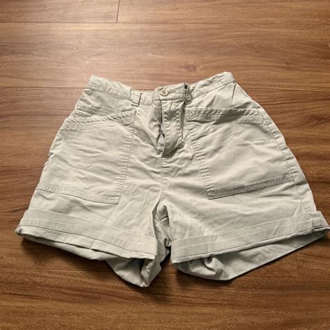 Vintage Tan Cherokee Cargo Shorts Fit Like Mom Shorts Depop