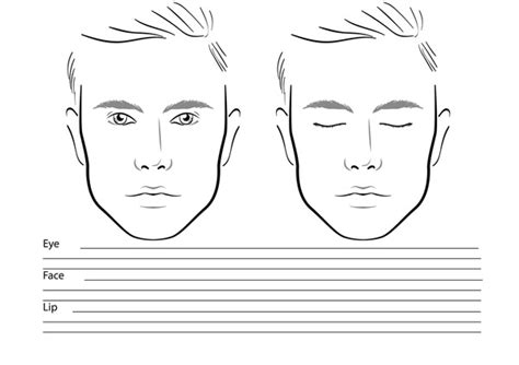 Blank Face Diagram