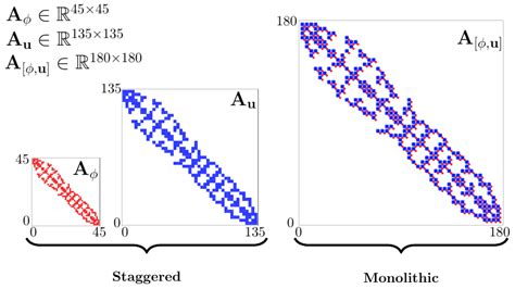 Matrix Sparsity Patterns For Different Pfm Resolution Strategies