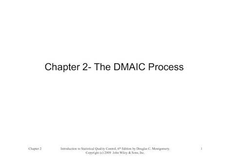 PDF Chapter The DMAIC Processeng Sut Ac Th Mae Maeweb Sites Default Files Ch The DMAIC