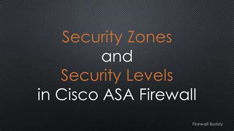 Cisco Asa Security Levels And Zones Explained Firewall Buddy