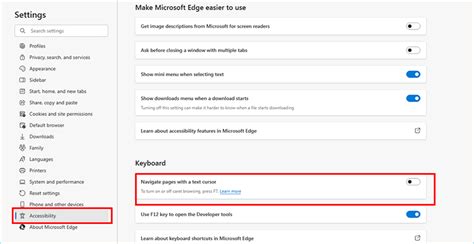 How To Enable Caret Browsing In Microsoft Edge