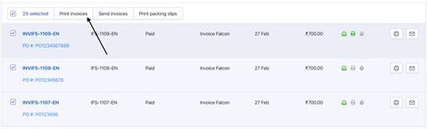 Bulk Print Invoices For Your Shopify Orders Invoice Falcon