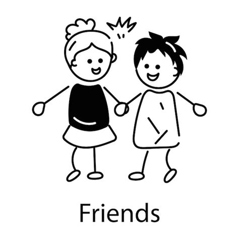 Best Friend Stick Figures Ejs Is Me Friend Week The Lovely Laura