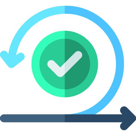 Iteration Basic Rounded Flat Icon