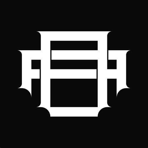 Ao Logo Monogram With Vintage Overlapping Linked Style Design Template
