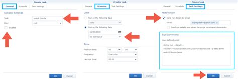 Synology 30 Second Dozzle Install Using Task Scheduler And Docker