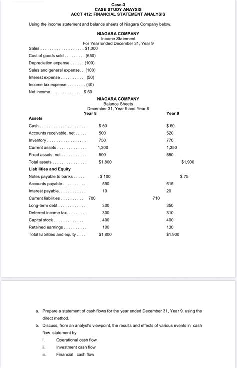 Solved Case 3 Case Study Anaysis Acct 412 Financial