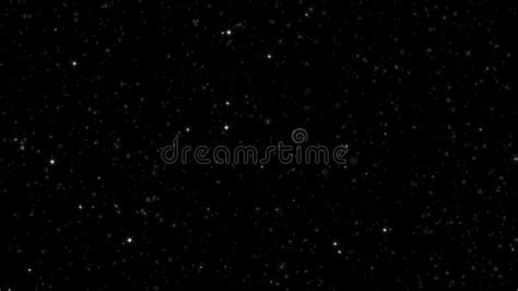 Loop Flickering White Star Particles Animation On Black Background Stock Footage Video Of Dust