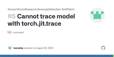 Cannot Trace Model With Torch Jit Trace Issue TencentYoutuResearch AnomalyDetection