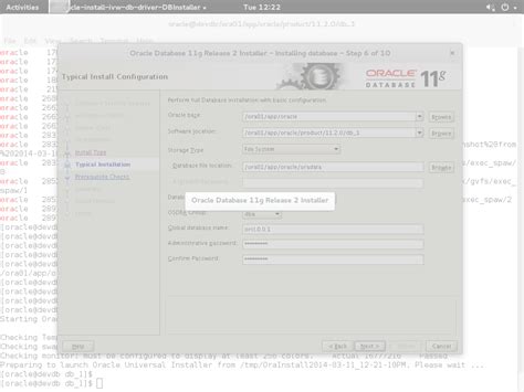 Oracle G Installation Stuck At Installation Oracle Mosc