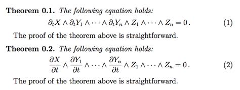 Spacing Vertical Space In Theorem Environment Closed By An Equation