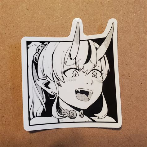 Kawaii Anime Girl Sticker Etsy