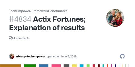 Actix Fortunes Explanation Of Results · Issue 4834 · Techempower