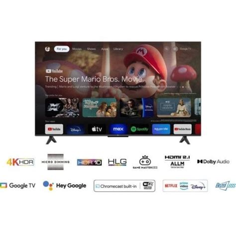 TCL 55P61B 55 LED UltraHD 4K HDR Google TV PcComponentes Com