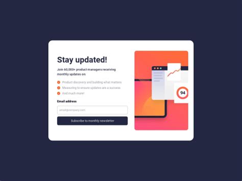 Frontend Mentor News Letter Using React Js And Tailwind Css Coding