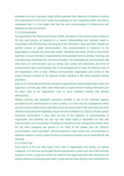 Impact Of Teamwork Effectiveness On Employee Motivation Desklib