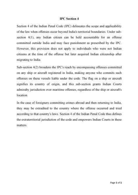 IPC Section 4 Extra Territorial Offences PDF