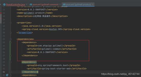 Common模块的依赖问题common依赖 Csdn博客