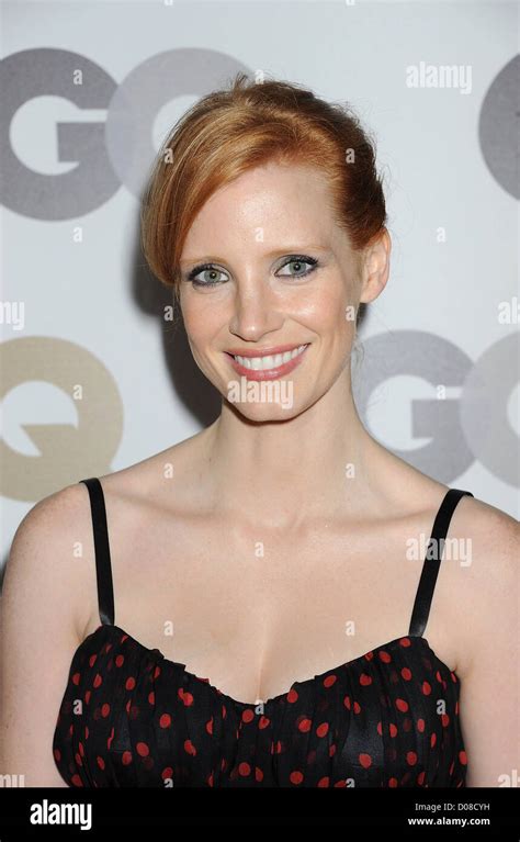 Jessica Chastain The Gq Men Of The Year Party Held At The Chateau