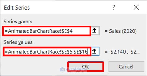 How To Create Animated Bar Chart Race In Excel With Easy Steps