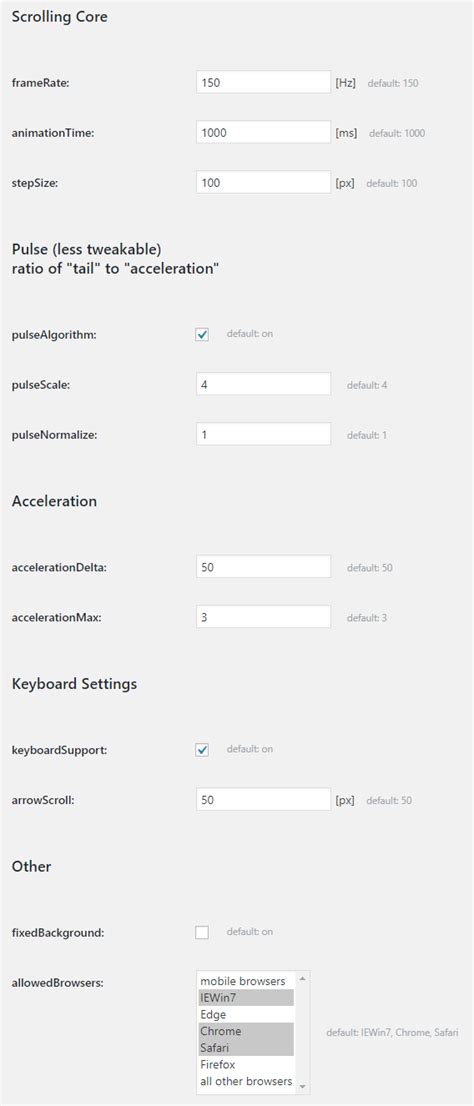mousewheel smooth scroll wordpress plugin